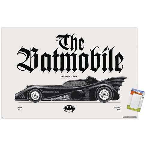 Trends International Dc Comics Batman: 85th Anniversary - The Batmobile ...