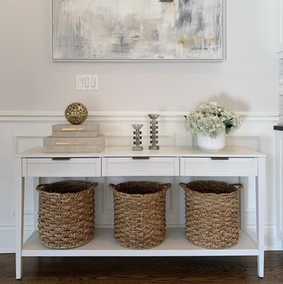 East Bluff Woven Drawer Console Table - Threshold™ Designed With Studio ...