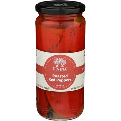 Divina Roasted Red Peppers - Case 6 - 13 Oz : Target