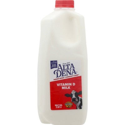 Alta Dena Whole Milk - 0.5gal : Target