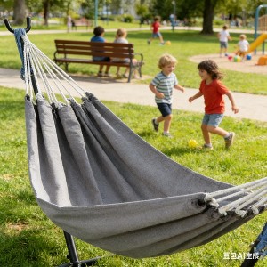 COZONY Hammock with Stand, 2-Person Portable Outdoor Hammock w/ Frame ...