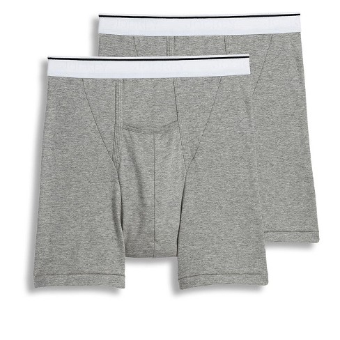 Jockey Men's Pouch 5" Boxer Brief - 2 Pack Xl Grey Heather : Target