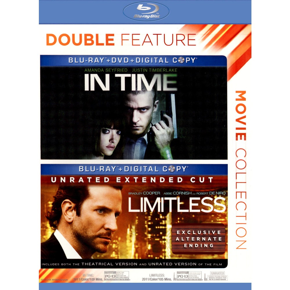 UPC 024543928003 - In Time / Limitless (Blu-ray) | upcitemdb.com
