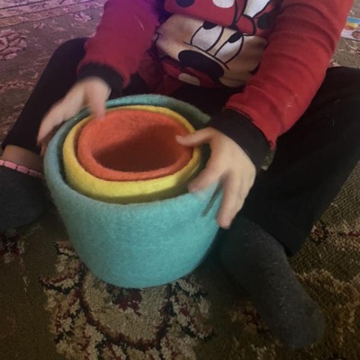 Lovevery Nesting Felt Baskets - 3pc : Target