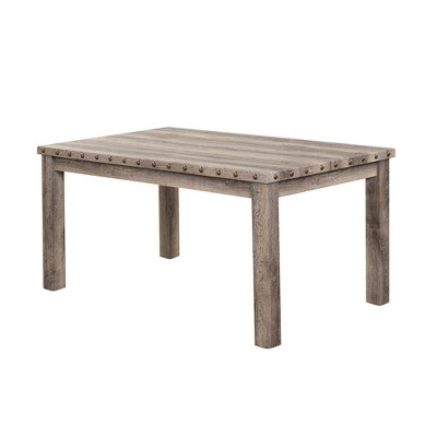 Costway 48'' Wooden Dining Table Rectangular Farmhouse Kitchen With ...