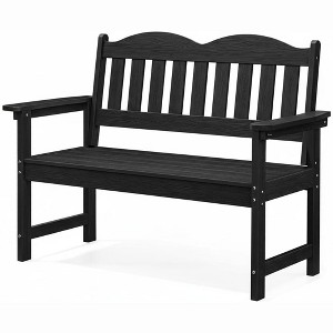 Outdoor Garden Bench, Outdoor Benches Weatherproof, 2-Person Garden ...