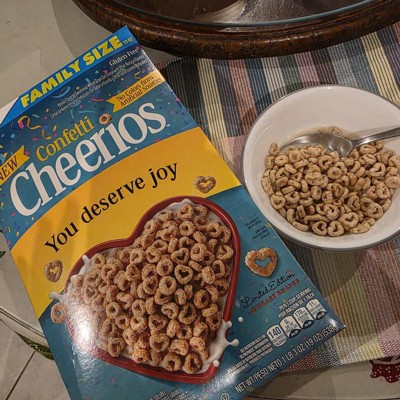 Cheerios Confetti Family Size Breakfast Cereal - 19oz : Target
