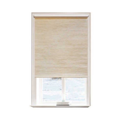 1pc 37"x72" Light Filtering Natural Roller Window Shade Beige - Lumi ...