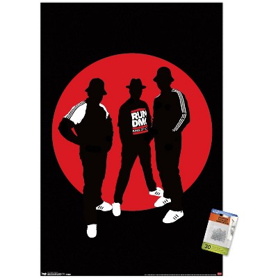 Trends International Run Dmc - Minimalist Logo Unframed Wall Poster ...