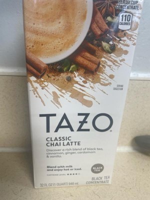 Tazo Classic Latte Chai Black Tea - 32oz : Target
