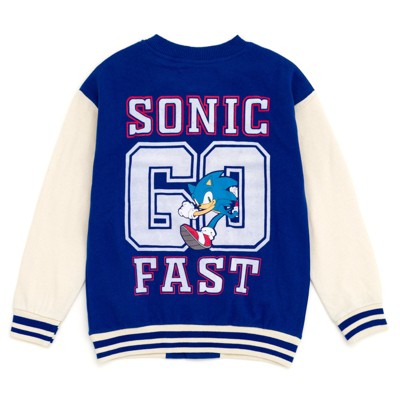 Sega Sonic The Hedgehog Little Boys Fleece Bomber Jacket And Jogger ...