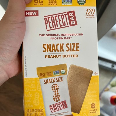 Perfect Bar Peanut Butter Snack Size Protein Bars - 7oz/8ct : Target