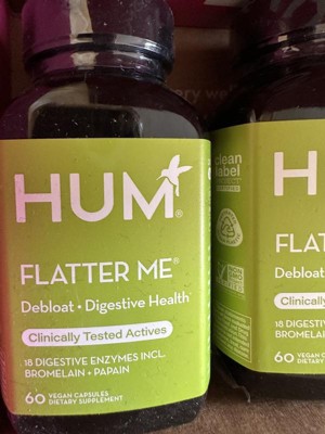 Hum Nutrition Flatter Me Digestive Enzymes For Fast Bloating Relief ...