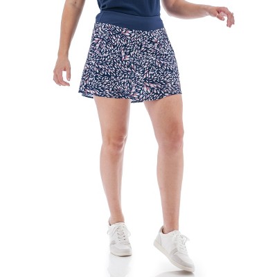 Aventura Clothing Fontana Stretch Skort - Navy, Size Large : Target