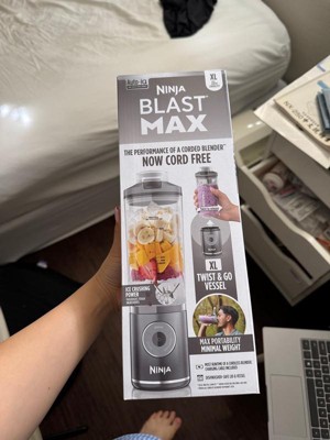 Ninja Blast 22oz Max Portable Blender Deep Navy Bc251nv : Target