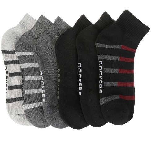 Dockers Men s Socks Hosiery 6 pack Athletic Quarter Sports And Workout Comfy Socks For Men Black grey Target