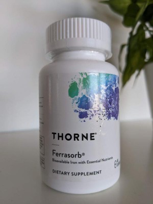 Thorne Iron Bisglycinate - 25 Mg - Optimal Absorption - Support Red ...