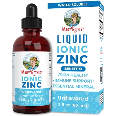 Maryruth's Zinc Drops, Unflavored, 4 Oz : Target