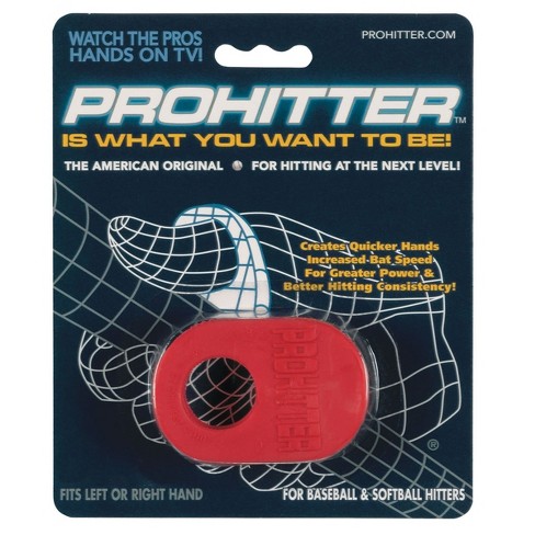 Prohitter Baseball And Softball Batting Grip Training Aid - Youth - Red ...