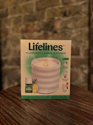 Lifelines Bubble Cream Flameless Candle Diffuser : Target