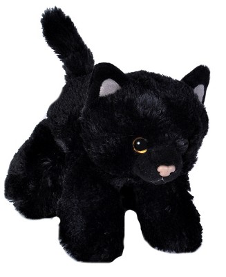 Wild Republic Hug'ems Black Cat Stuffed Animal, 7 Inches : Target
