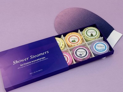 Maison Aromatherapy Shower Steamers - Pack Of 6 Shower Bombs With ...
