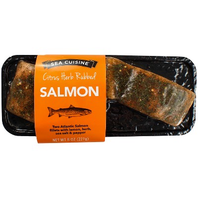 Sea Cuisine Citrus Herb Rubbed Salmon – 8oz – Deal – BrickSeek