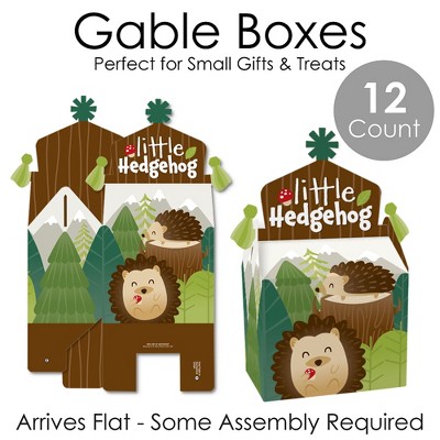 Big Dot Of Happiness Forest Hedgehogs - Treat Box Party Favors ...