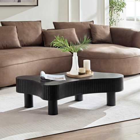 43"w Modern Coffee Table Center Table Cocktail Table With Sturdy ...