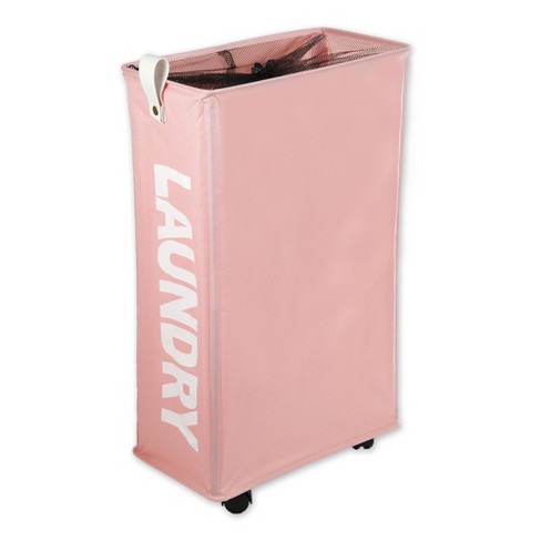 Unique Bargains Laundry Hamper With Wheels With Handle 27" Tall 1 Pc ...