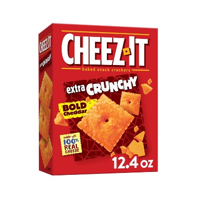 Cheez-it Extra Crunchy Bold Cheddar Baked Crackers - 12.4oz : Target