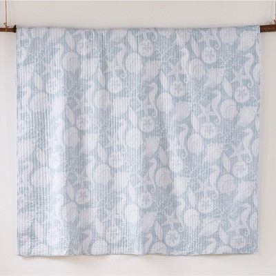 Stillwater Blue Quilt Set - Twin/twin Xl Quilt And One Standard Pillow ...