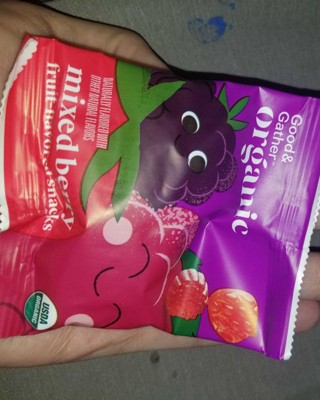 Organic Mixed Berry Fruit Snacks - 20ct - Good & Gather™ : Target