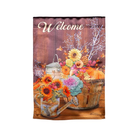 Evergreen Everything Fall Lustre Garden Flag 12 X 18 Inches Indoor ...