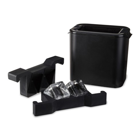 Viski Clear Ice Maker, Makes 2 Pure Square Ice Cubes For Cocktails, Set ...