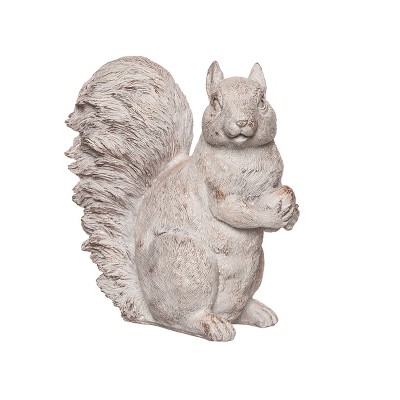 Northlight 9" White Squirrel With Silver Gems Christmas Tabletop ...