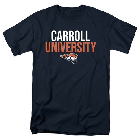 Carroll University Official Stacked Unisex Adult T Shirt : Target