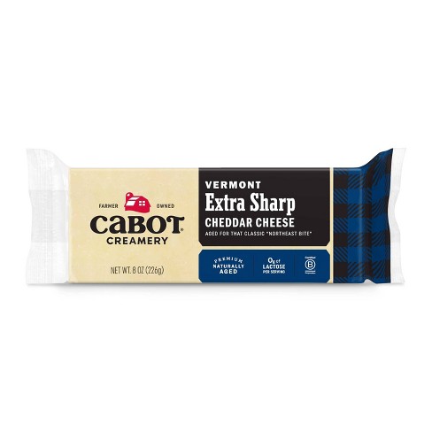 Cabot Creamery Extra Sharp Cheddar Cheese - 8oz : Target