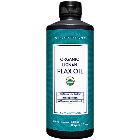 Nature's Way Flax Oil Super Lignan Liquid 24 Oz (710 Ml)