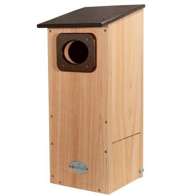 Jcs Wildlife Screech Owl Or Saw-whet Owl House Cedar Nesting Box With ...