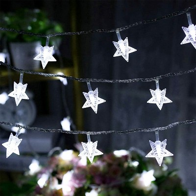 Twinkle Star 100ct Led Star String Lights, Plug In Fairy String Lights ...