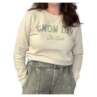 Women's Snow Day Sweatshirt - Flags & Anthem L : Target