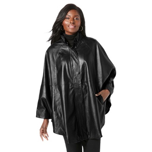 Jessica London Women's Plus Size Leather Duster : Target
