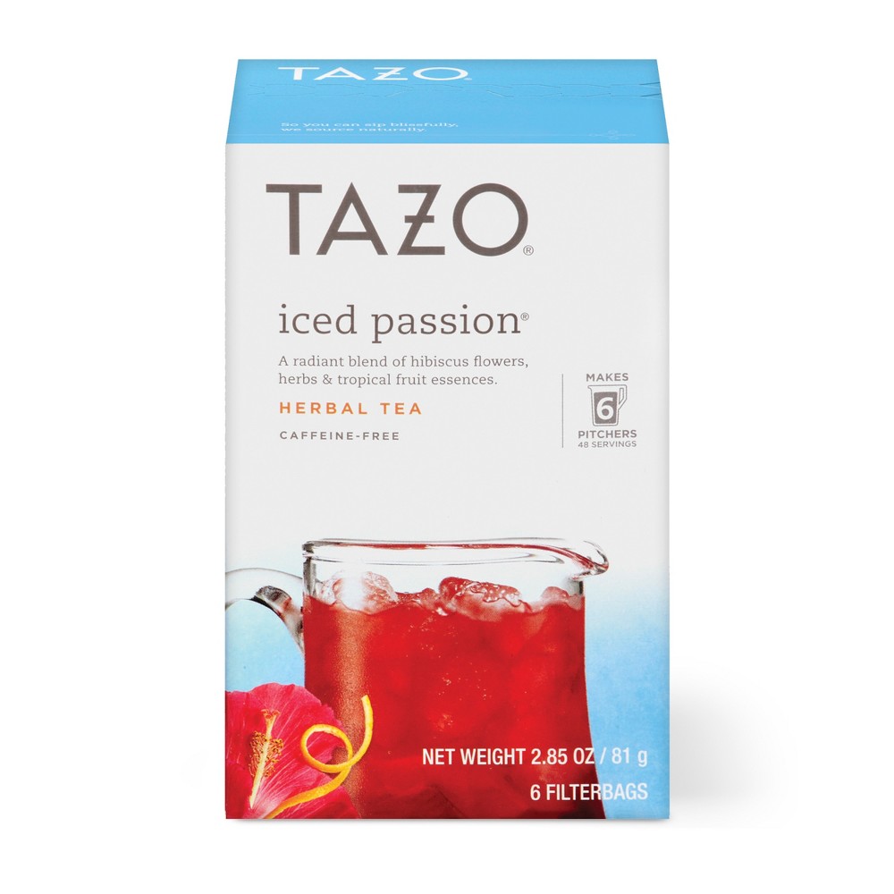 UPC 794522001415 - TAZO Passion Pitcher Iced Tea Bags Herbal Tea Tea ...