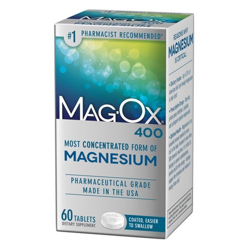 Mag-ox 400mg Magnesium Oxide Tablets - 60ct : Target