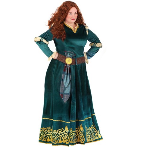 Halloweencostumes.com 1x Women Women's Plus Size Premium Disney Merida ...