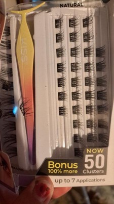 Kiss Impress Press-on Falsies No-glue False Eyelash Clusters Kit ...
