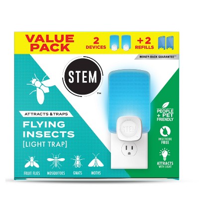 Safer Home Indoor Fly Trap Starter Kit (1 Plug-in Base + 2 Refills ...