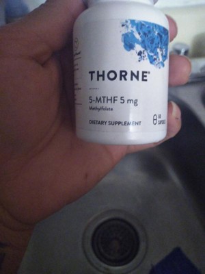 Thorne 5-mthf 5mg - Methylfolate (active B9 Folate) Supplement ...