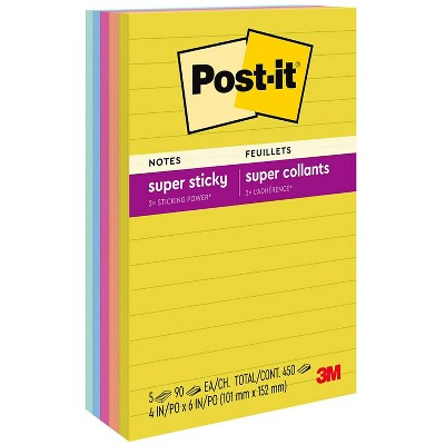 Post-it Notes 5pk Waterfall Simply Serene : Target
